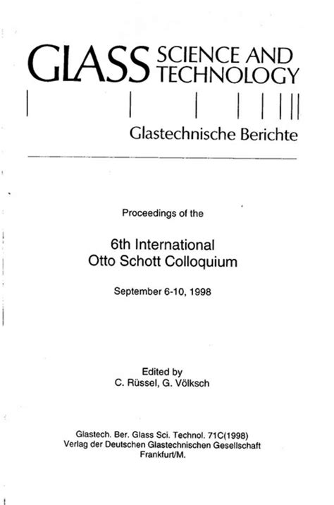 Pdf Thermodynamic Modelling Of Chemical Structure Implications For