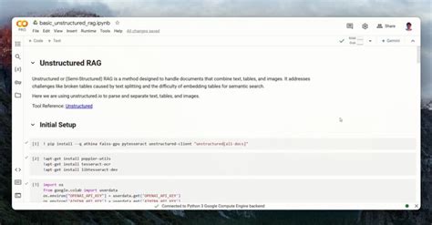 Prasad Mahamulkar On Linkedin Unstructured Rag Cookbook