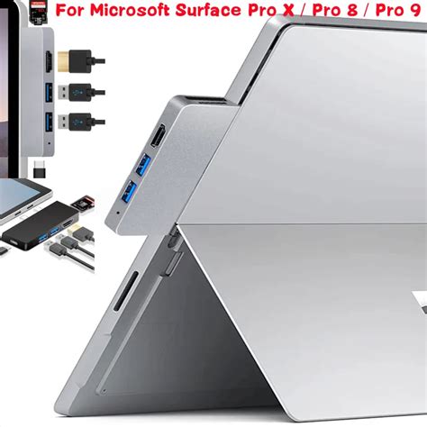 Microsoft Surface Pro 8 9 X Pro9 Prox Usb 3 0 Hdmi Pd Tf