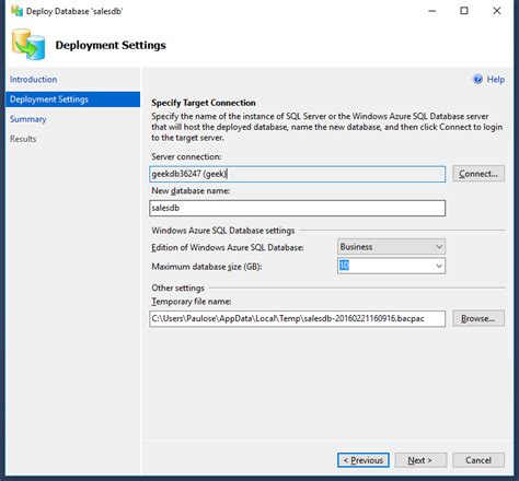 Windows Azure Migration Of On Premise Sql Server 2014 Database To Azure Msblogs Biju Paulose