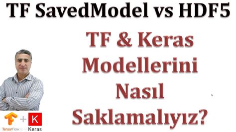 Tf Savedmodel Vs Hdf5 Tf And Keras Modellerini Nasıl Saklamalıyız Youtube