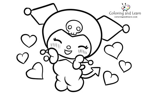 Kuromi Coloring Pages Adult Coloring Pages