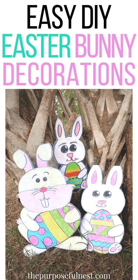 Super Fun Diy Easter Decorations The Purposeful Nest