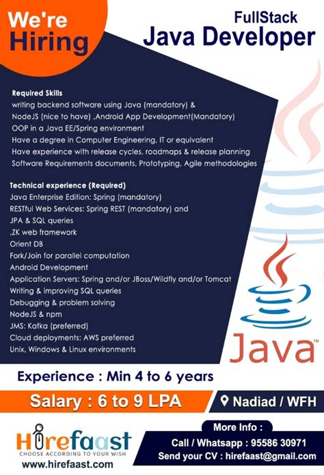 Hirefaast On Linkedin Linkedinconnections Hiringimmediately Fullstackjavadeveloper Wfh