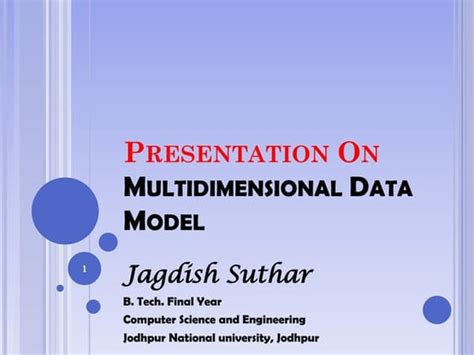 Multi Dimensional Data Model Ppt