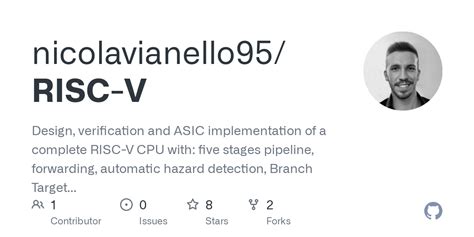 github nicolavianello95 risc v design verification and asic