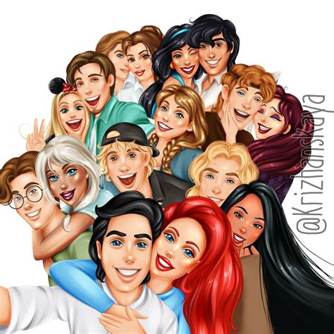 Disney Fan Art Collection By Krizhanskaya