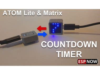 Espnow Countdown Timer Atom Matrix Lite Esp M Stack Espnow Countdown Timer Atom Matrix Lite Esp M Stack