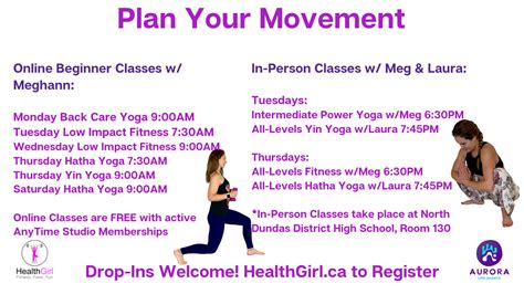 Plan Your Movement This Week