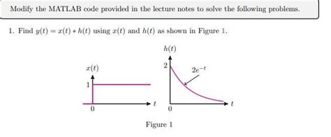 Solved Modify The MATLAB Code Provided In The Lecture Notes Chegg Com