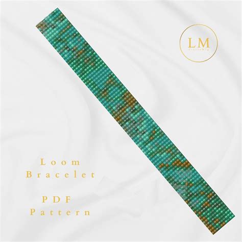 Loom Bracelet Pattern Bead Bracelet Pattern Diy Bracelet Etsy