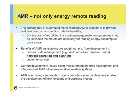 Automated Meter Reading Systems In Network Management