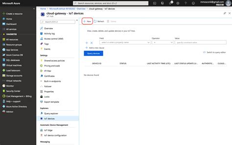 Node js 透過 Azure IoT Hub 接收 Client 端傳送的數據再經由 Azure Function 存入 Azure Cosmos DB