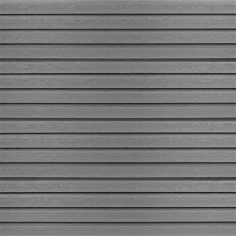 Stone Grey Composite Slatted Cladding Board 24m 8ft Steel Siding