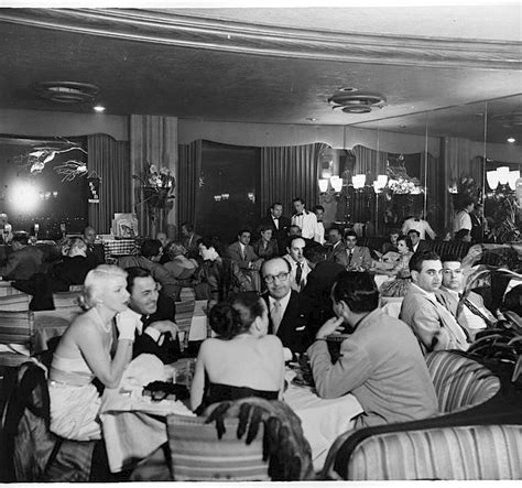 Interior Of Hollywood Nightclub Circa Late 1940s