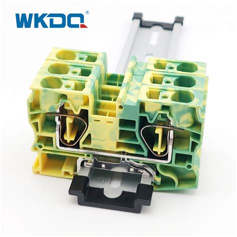 Earthing Spring St 16mm Pe Terminal Block China Din Rail Pe Terminal Block And Din Rail