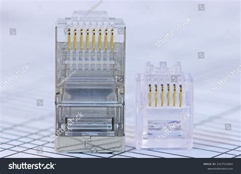 Rj45 Rj11 Connector Connecting Ethernet Cable Stock Photo 2227532681 Shutterstock