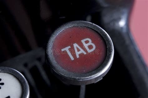 Tab Key Stock Image Image Of Black Writer Type Vintage 1365775