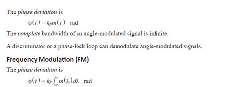 Determine The Expression For Phase Modulated And