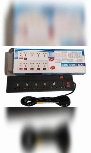 3 Pin 6 10a Plastic Extension Sockets At Rs 140piece In Ghaziabad Id