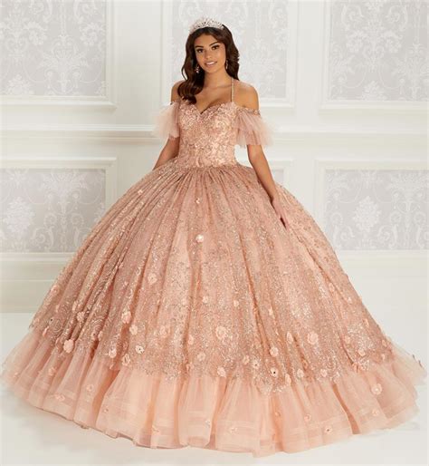 Pink And Gold Quinceanera Dresses