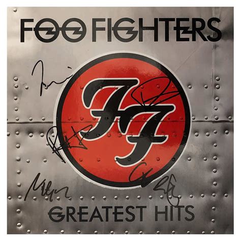 Foo Fighters Signed Album Display Elite Exclusives
