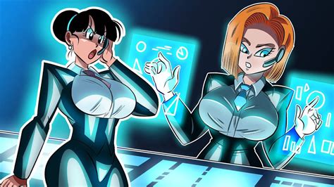Office Workers Chi-Chi and 18 by Saiyan13 on DeviantArt