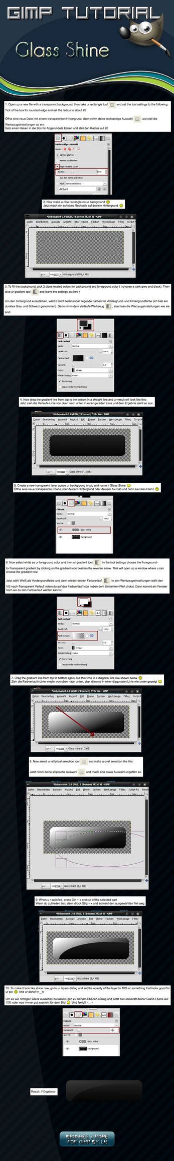 Gimp Glass Shine Tutorial By El L En On Deviantart