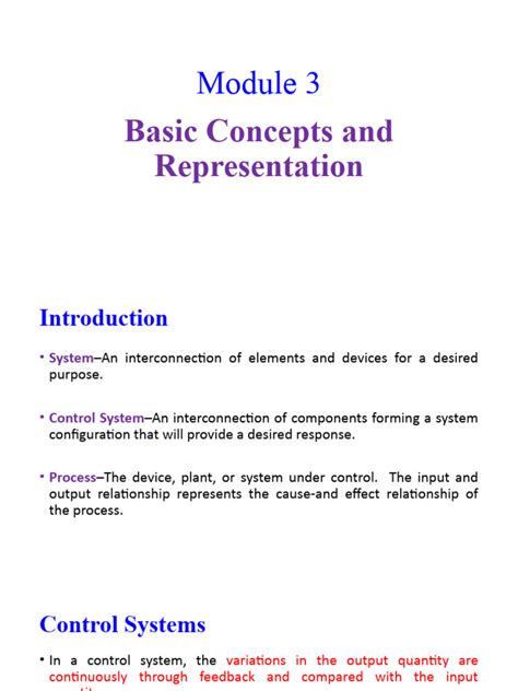 module 3 control system bd pdf feedback linearity