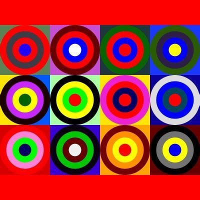 Quadrate Und Konzentrische Ringe 1913 Wassily Kandinsky Openprocessing