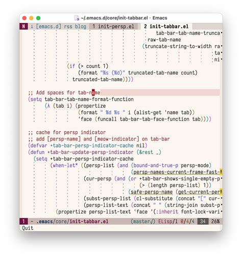 （分享）emacs 中的工作区、tab 和窗口管理 emacs general emacs china