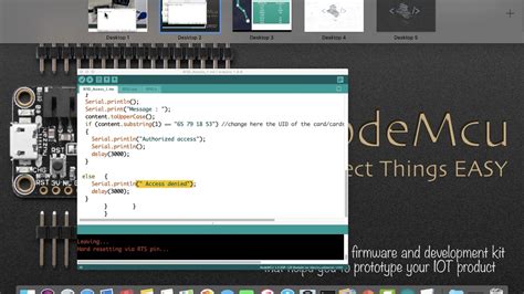 12 Nodemcu Esp8266 And Rfid Access Control System Security Youtube
