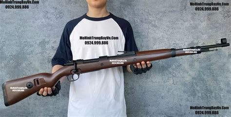 Súng Sniper Văng Shell Kar98 Nâu Gỗ 110cm Bắn Đạn Thạch Và Xốp Cực Đẹp