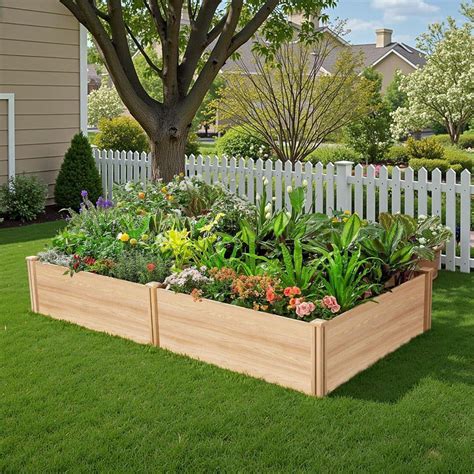 93 In X 48 In X 15 In Wood Raised Garden Bed P000002923hdglus01