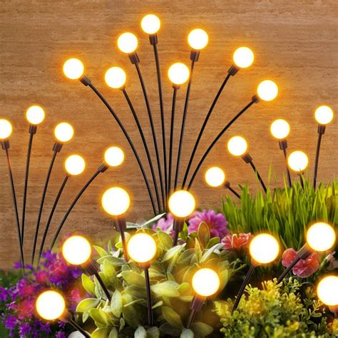 Đèn Led đom đóm năng lượng mặt trời chống thấm nước trang trí sân vườn ban công trang trí