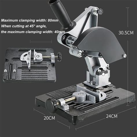 45 Angle Grinder Stand Cast Support Iron Base Angle Bracket Holder Adj