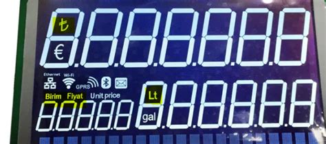 Dfstn Lcd Module For Fuel Dispenser Industrial Display Super Wide