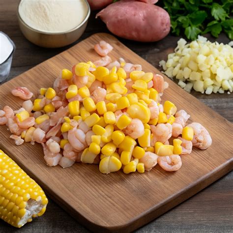 Shrimp Corn Chowder Recipe Luscious Feast Soup Chick