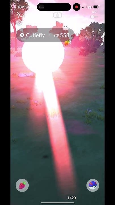 Hundo Cutiefly Was Caught Cutiefly Spotlighthour Pokémongo Shorts