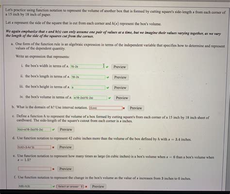 Solved Lets Practice Using Function Notation To Represent