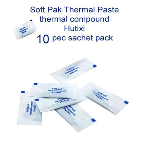Thermal Paste Soft Pak Thermal Compound Hutixi 10 Sachet Pack Darazpk