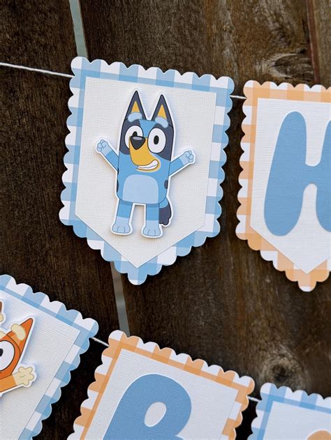 Customizable Bluey Birthday Party Banner Decoration Etsy