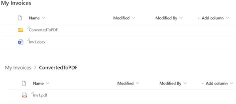 Convert Documents Stored In SharePoint Document Library To PDF Using Power Automate
