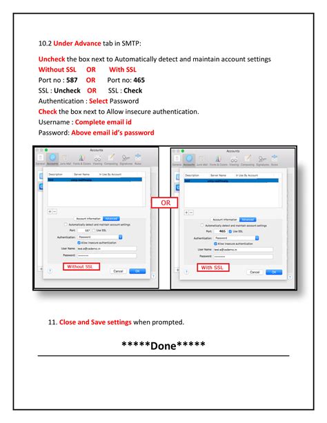 Setup Macos X Ei Captain Mail Imap Rediffmail Support
