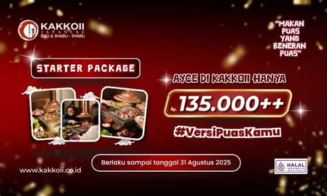 Kakkoii All You Can Eat Surabaya Manyar Promo 30 All Package Kakkoii Japanese Bbq And Shabu Shabu