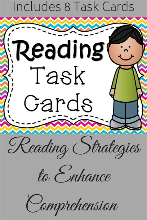 Reading Task Cards Reading Strategies To Enhance Comprehension Reading Task Cards Reading