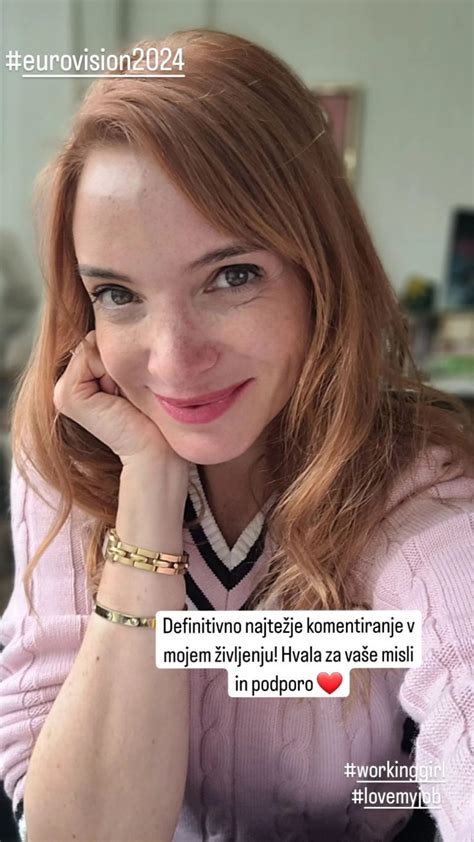 Mojca Mavec Po Komentiranju Evrovizije Povedala Resnico Točnoto