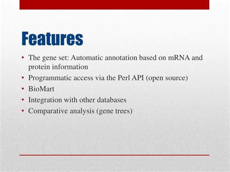 Ppt Browsing Genes And Genomes With Ensembl Genome Browser Powerpoint