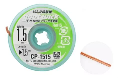 Malha Dessoldadora Dessolda Solda Goot Wick Cp 1515 15mm Mercadolivre
