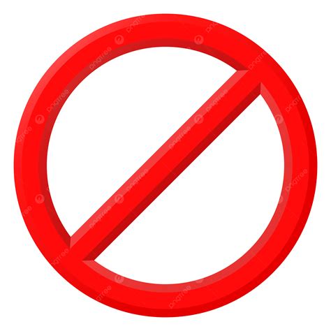 No Symbol Sign